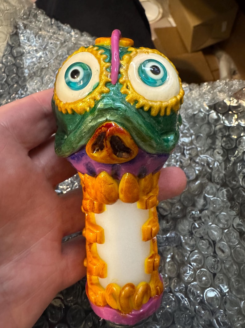 Pipe Monster Pipe 3d Halloween Pipe Scary Pipe Bowl Cyclops 5.5" Pipes ...
