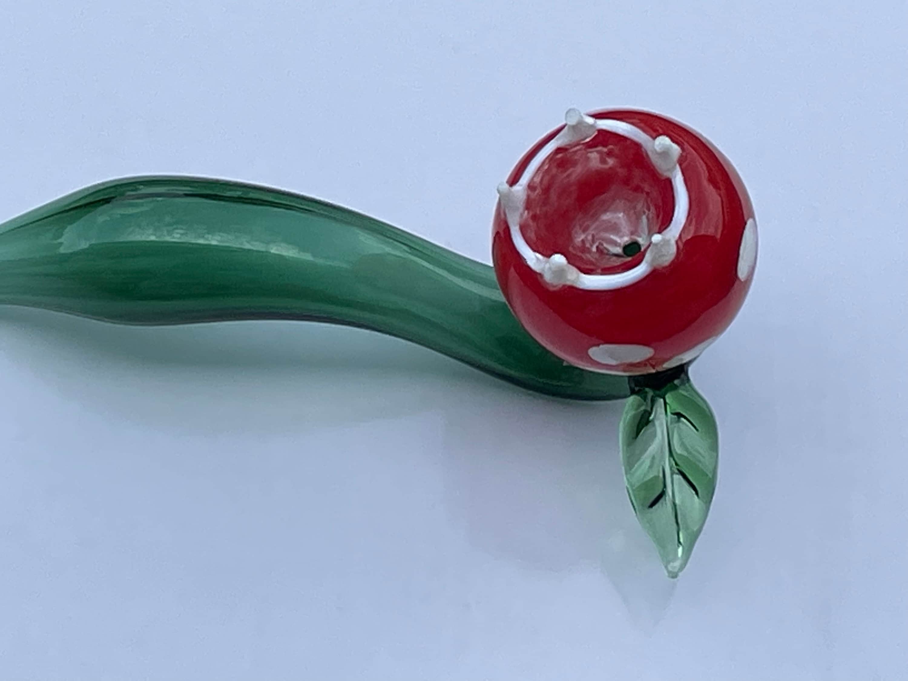 Glass Pipe Hand Pipe Mushroom Bowl Pipe Unique Handmade Pipes - Etsy