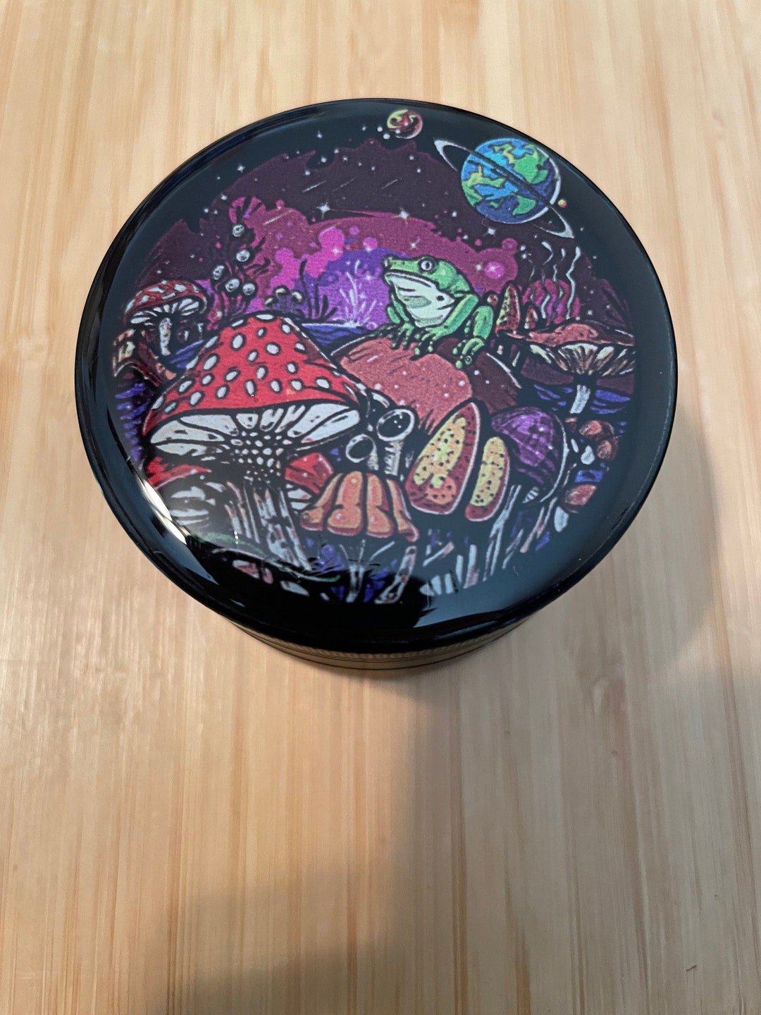 Grinder Herb Grinder Frog Space Grinder Mushroom Grinder 2.5" Mushroom ...