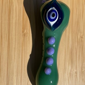 Pipe Glass Pipe Alien Pipe Monster Pipe Halloween Pipe Hand Pipe Eye ...