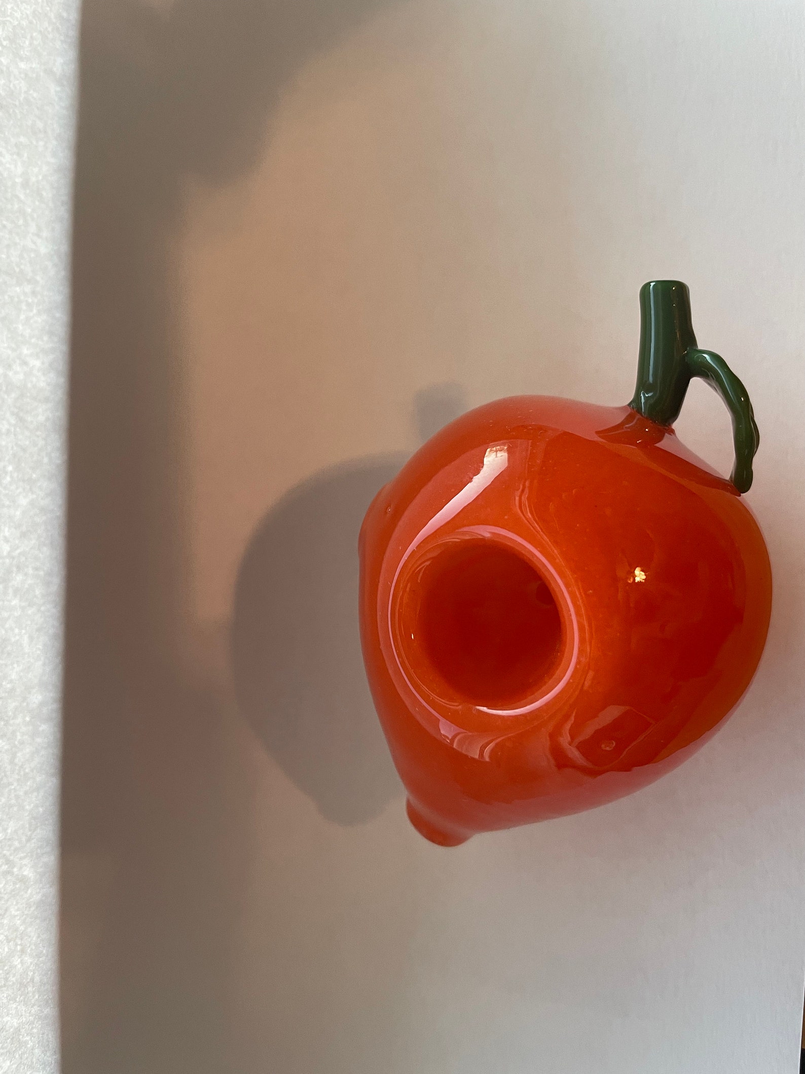 Pipe Peach Pipe Glass Hand Pipe Pink Peach Pipes Unique - Etsy