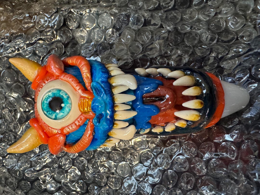 Pipe Monster Pipe 3d Halloween Pipe Scary Pipe Bowl Cyclops 5.5" Pipes ...