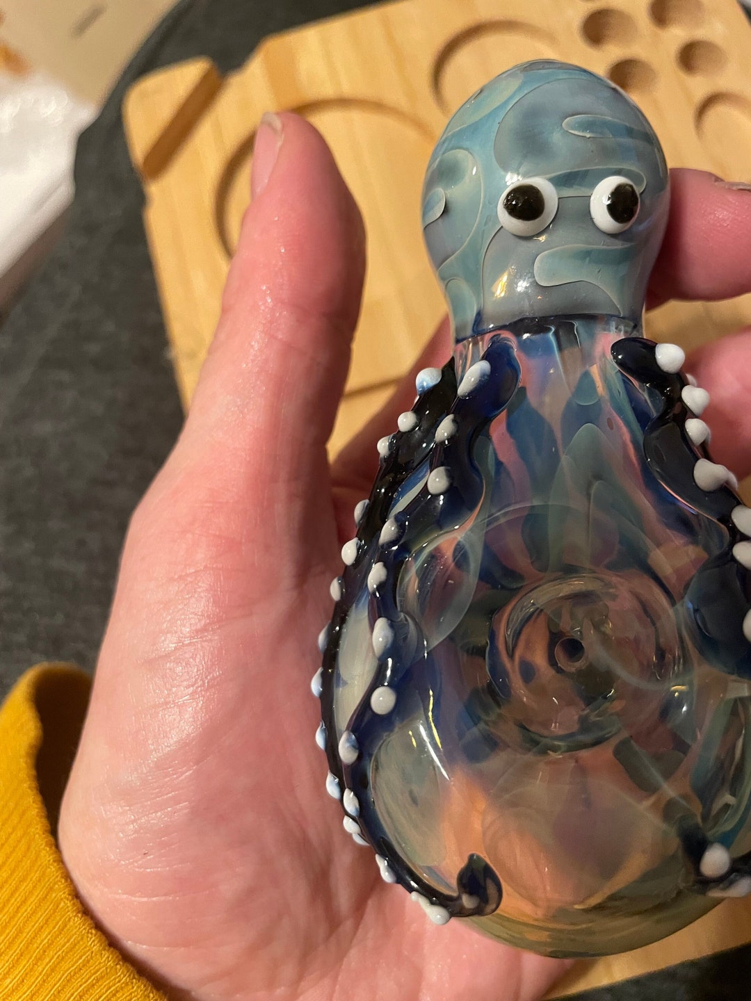 Pipe Octopus Bowl Pipe Hand Pipe Glass Pipe Unique Handmade Pipe Bowl ...