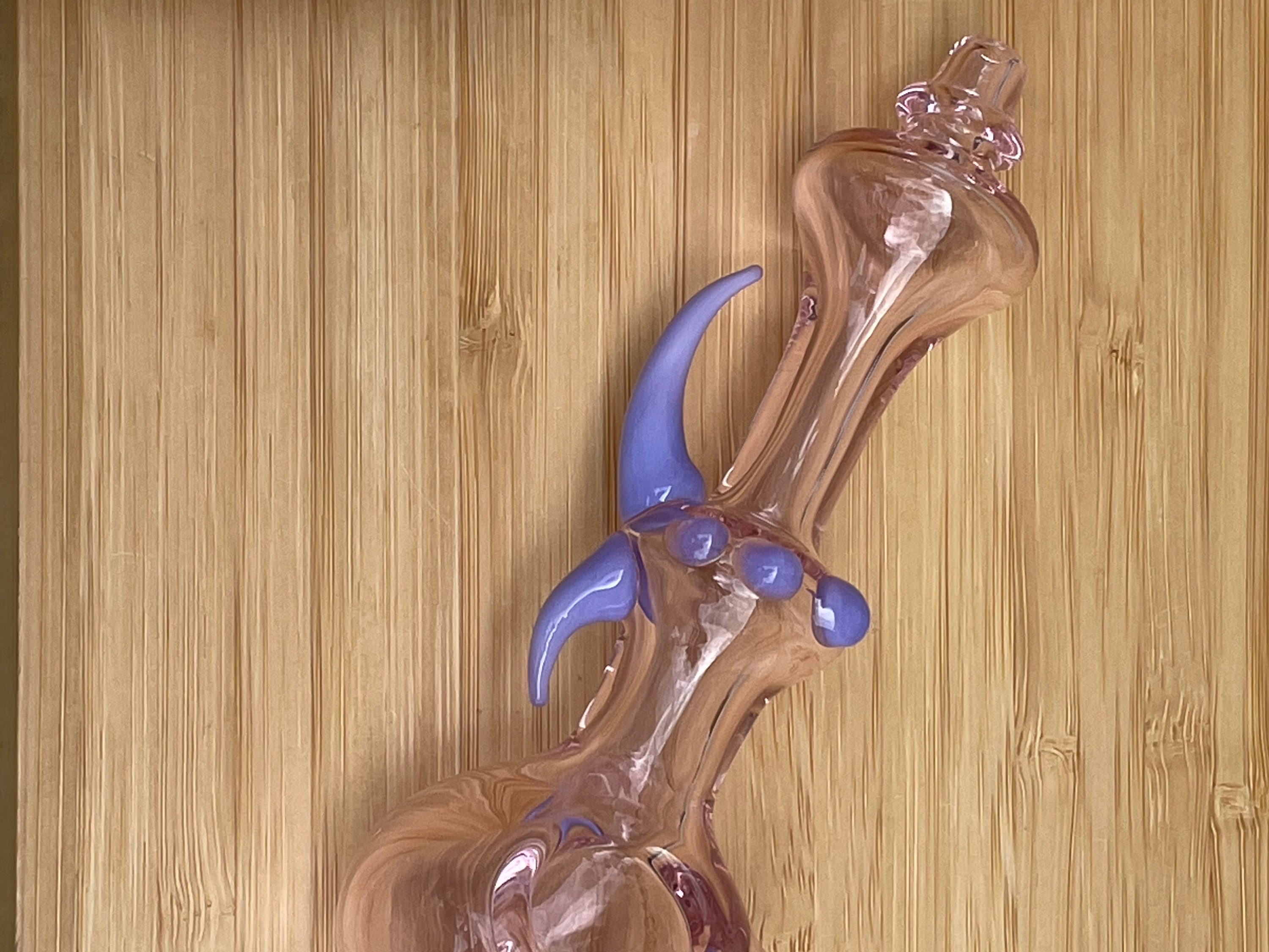 Pipe Glass Girly Pipe Pink Glass Pipe Pipe Hand Pipe Girly - Etsy