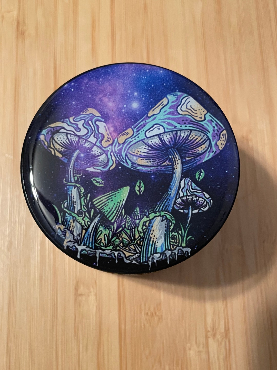 Grinder Herb Grinder Mushroom Grinder Universe Space Grinder Hippy 4 ...