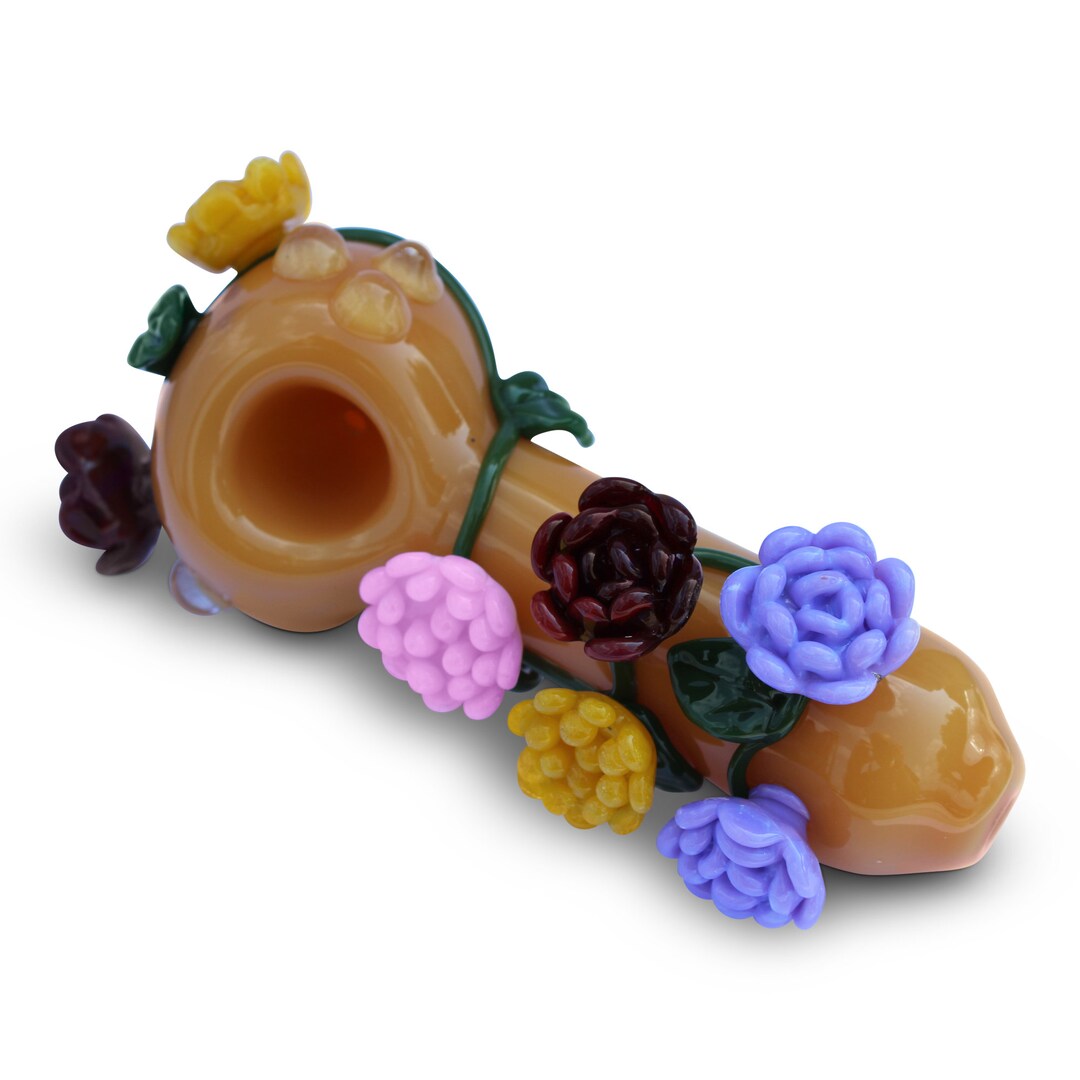 Pipe Glass Bowl Pipe Glass Pipe Flowers Pipe Handmade Unique Pipes ...