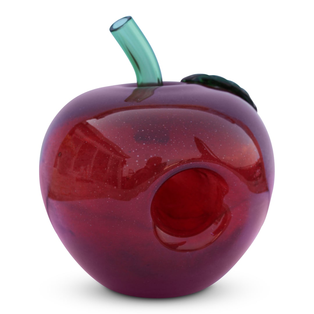 Glass Pipe Apple Pipe Unique Glass Pipe Handmade Glass Pipes Apple - Etsy