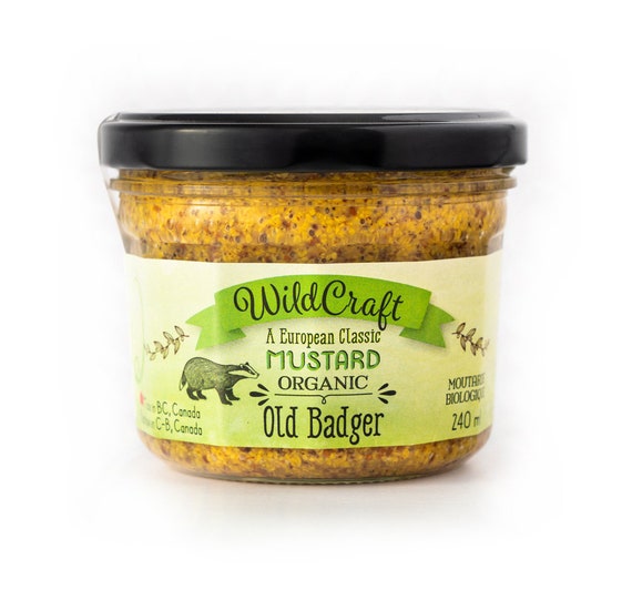 Old Badger Organic Mustard A European Classic | Etsy