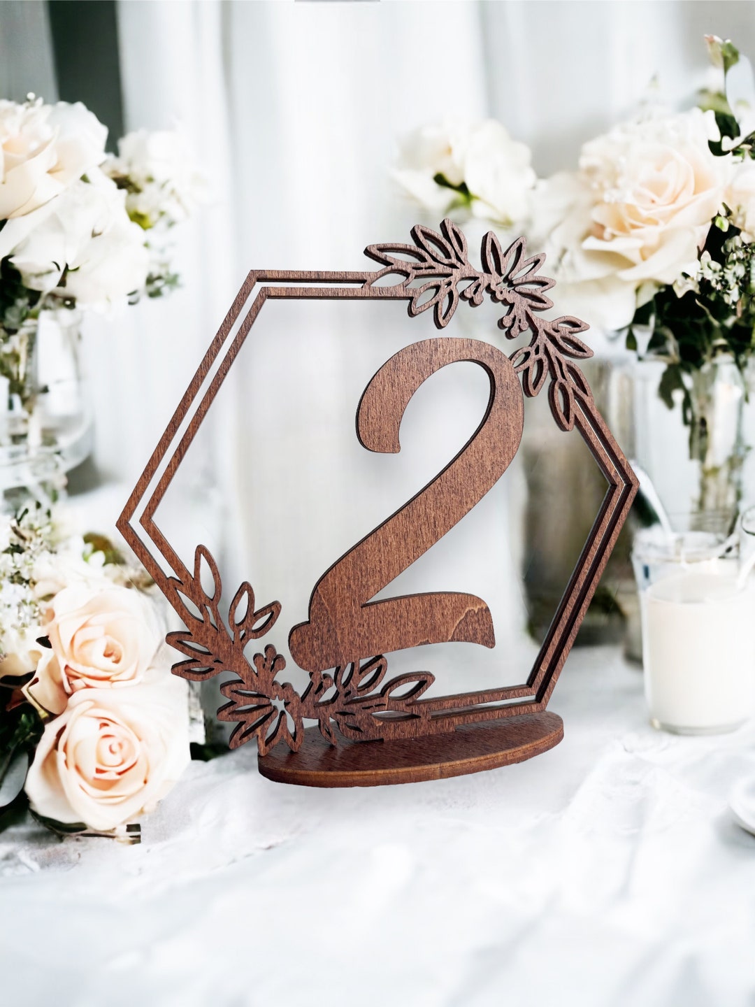 Rustic Wooden Table Numbers, Wedding Table Decor, Event Accessories ...