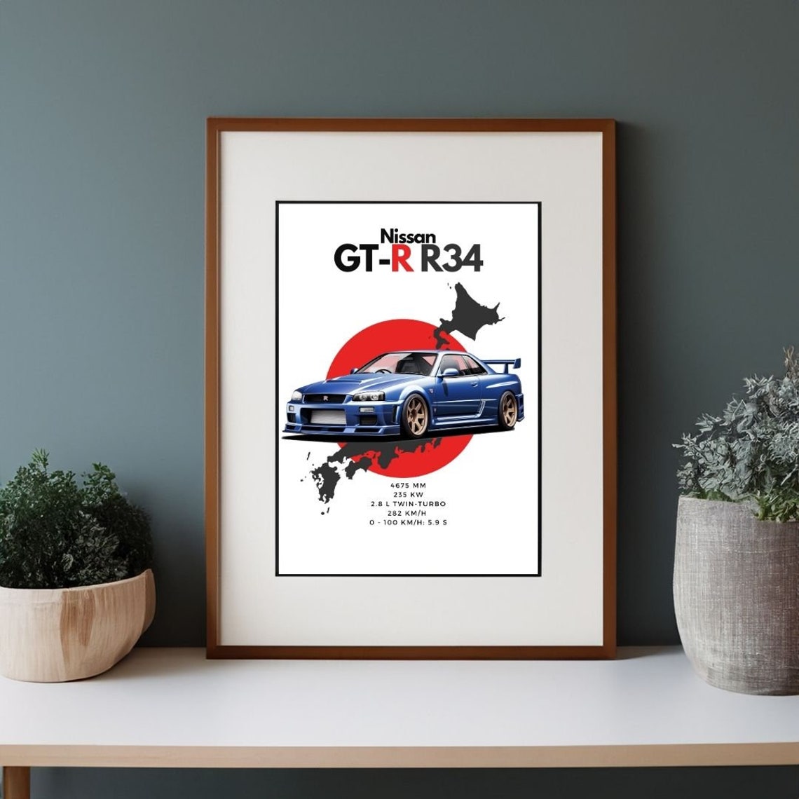 Bring Home the Nissan Skyline GTR R34 Poster Today Nissan Skyline Gt-r ...