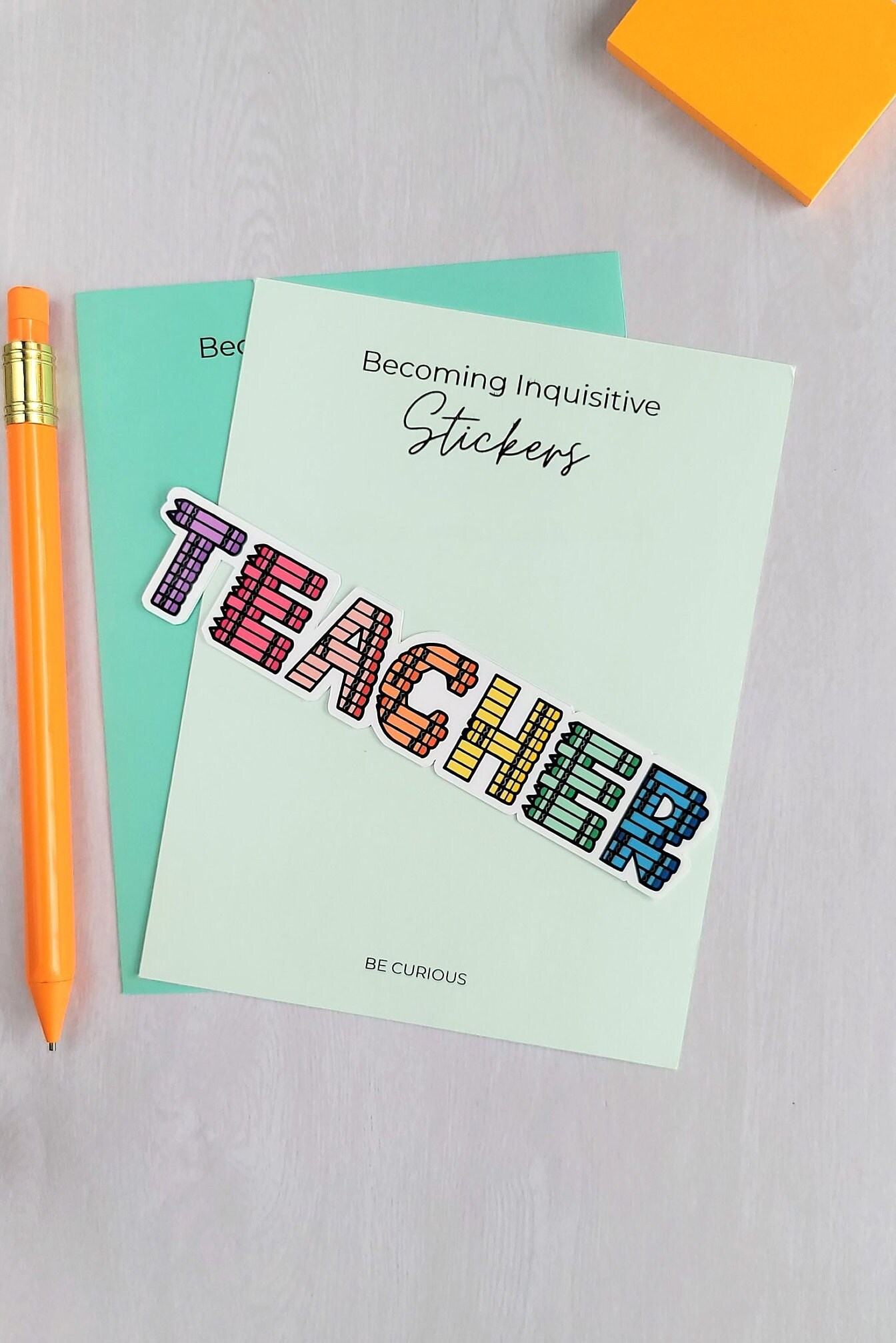 Teacher Sticker Pack | Etsy