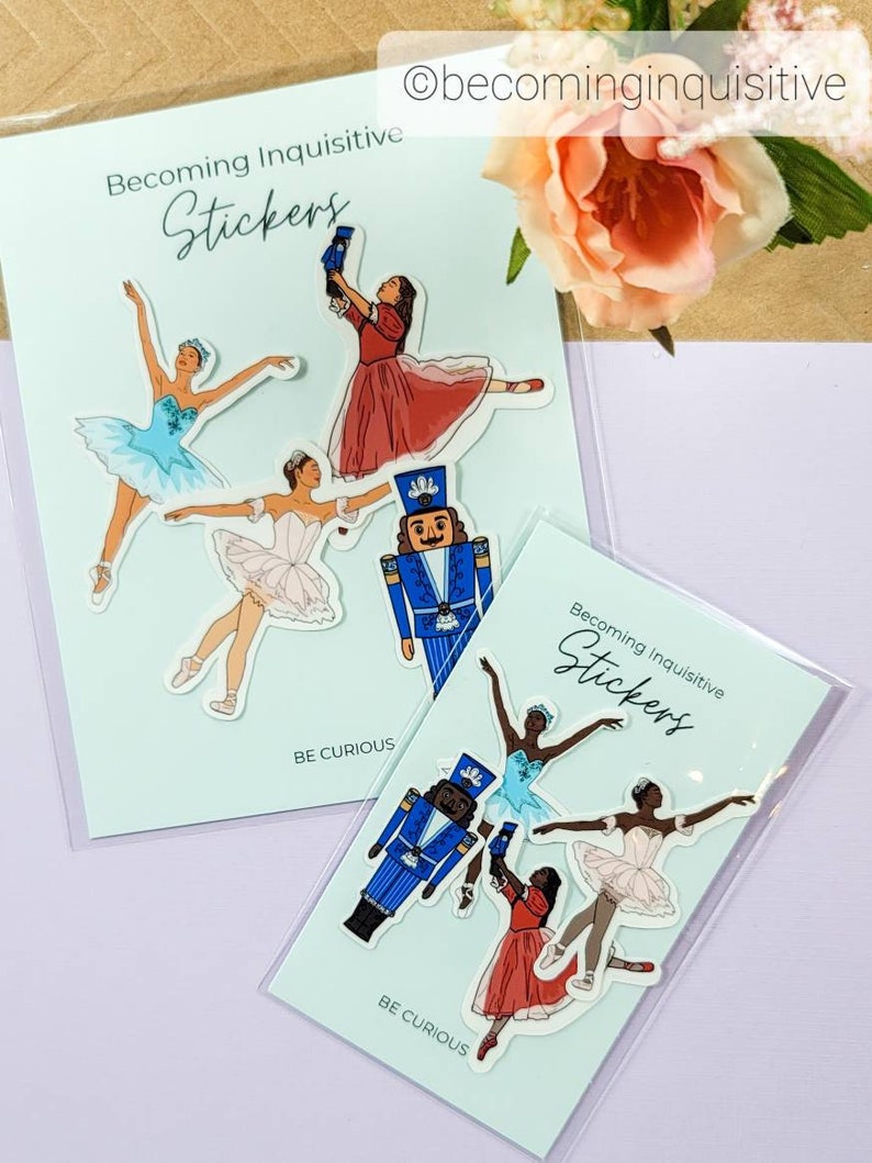 The Nutcracker Ballet Die Cut Sticker Pack - Etsy
