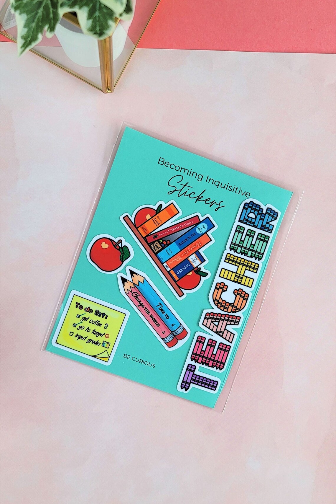 Teacher Sticker Pack | Etsy