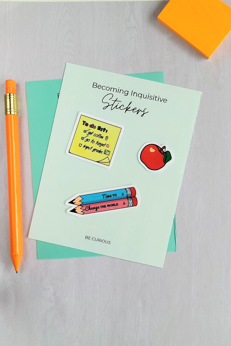 Teacher Sticker Pack - Etsy