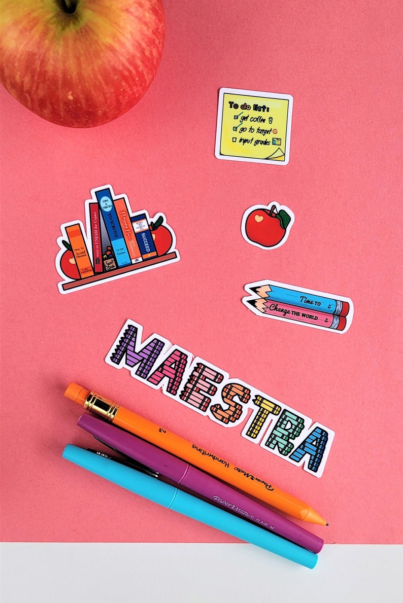 Maestra Sticker Pack | Etsy