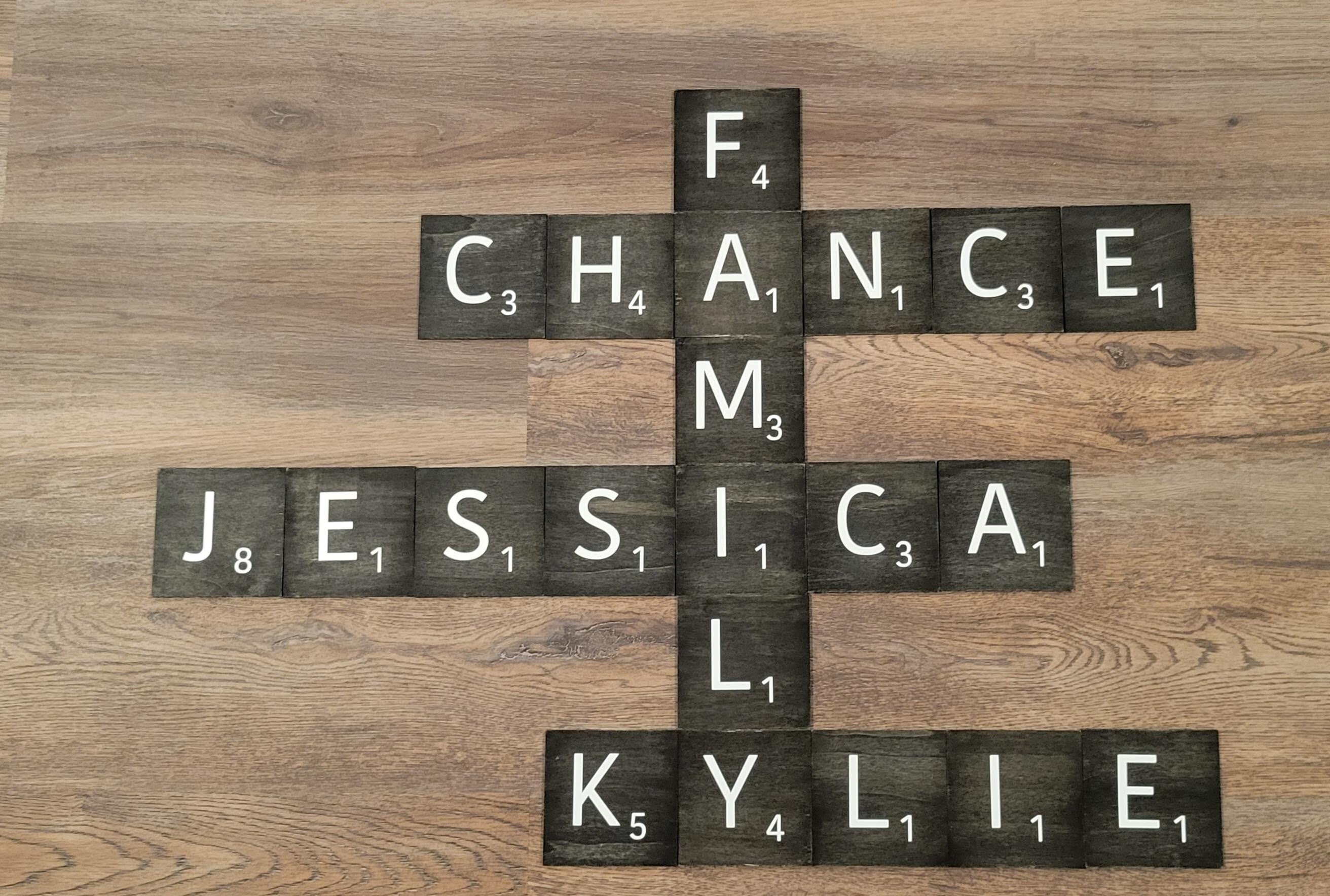 44 Scrabble Tile Wall Art Letters Handmade/customizable Price per Tile ...