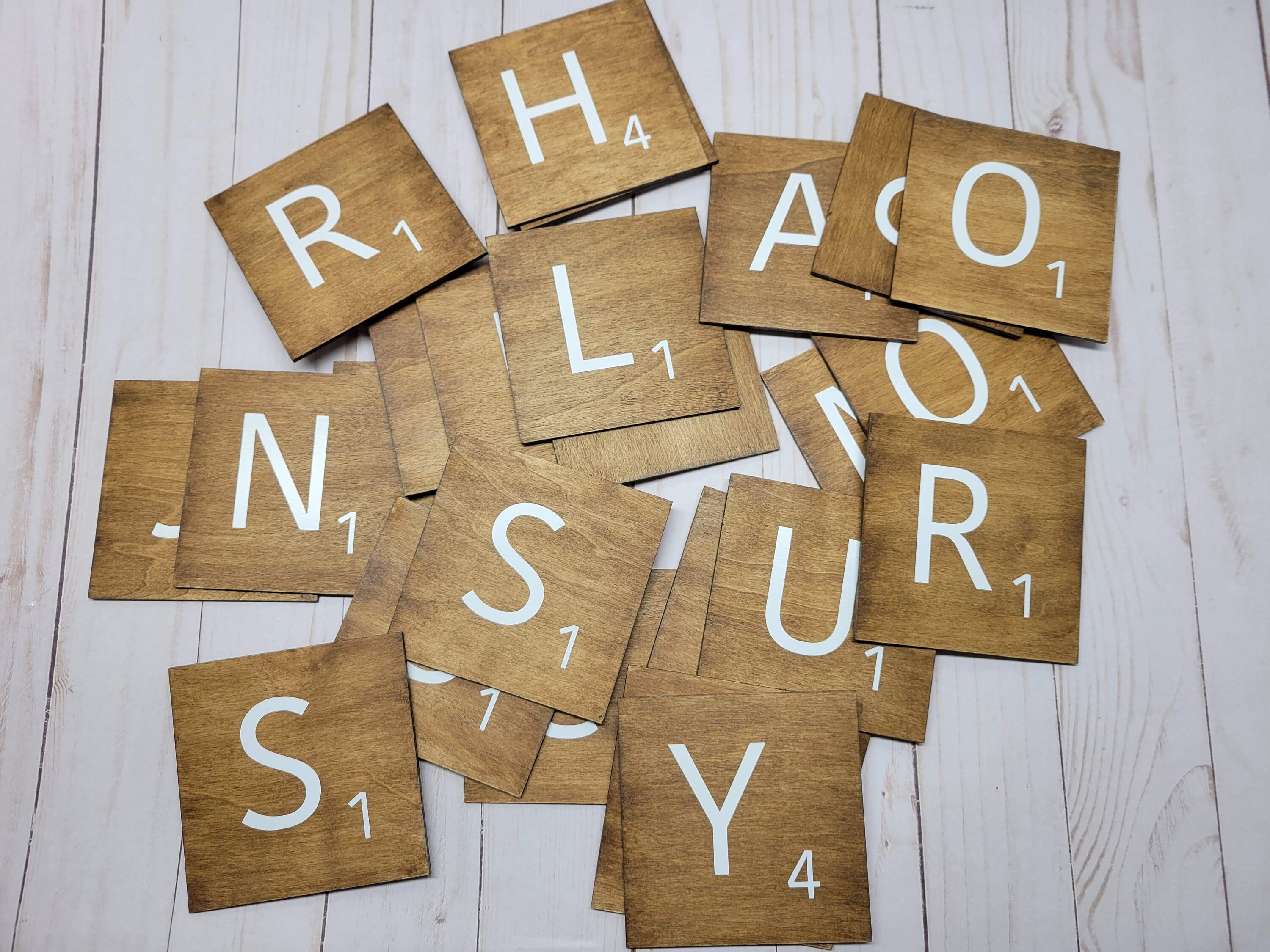 44 Scrabble Tile Wall Art Letters Handmade/customizable Price per Tile ...