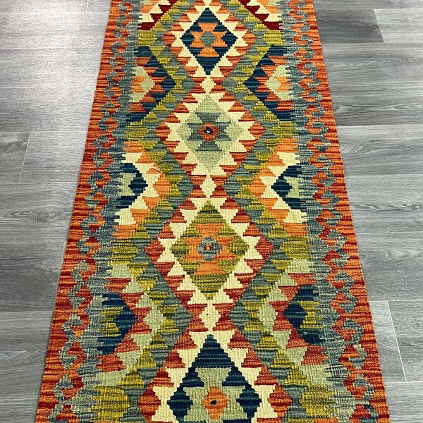 Flat Weave Runner - Etsy