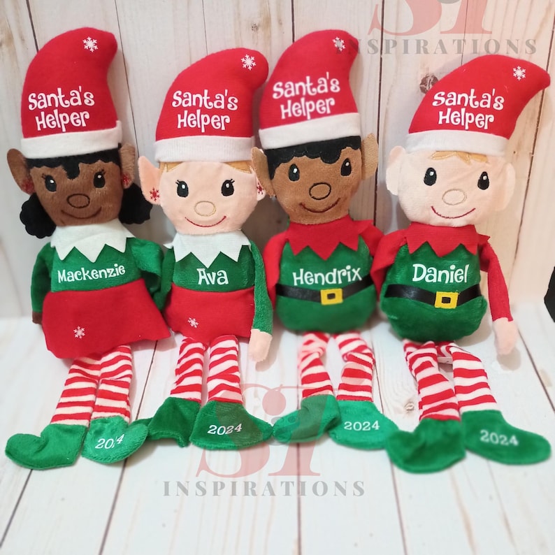 Personalized Elf Doll: Custom Name, Year, Santa's Helper Keepsake ...