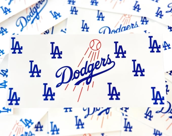 Dodgers Baseball UVDTF Wrap - Etsy