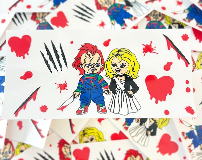 Chucky & Bride UVDTF Cup Wrap - Etsy