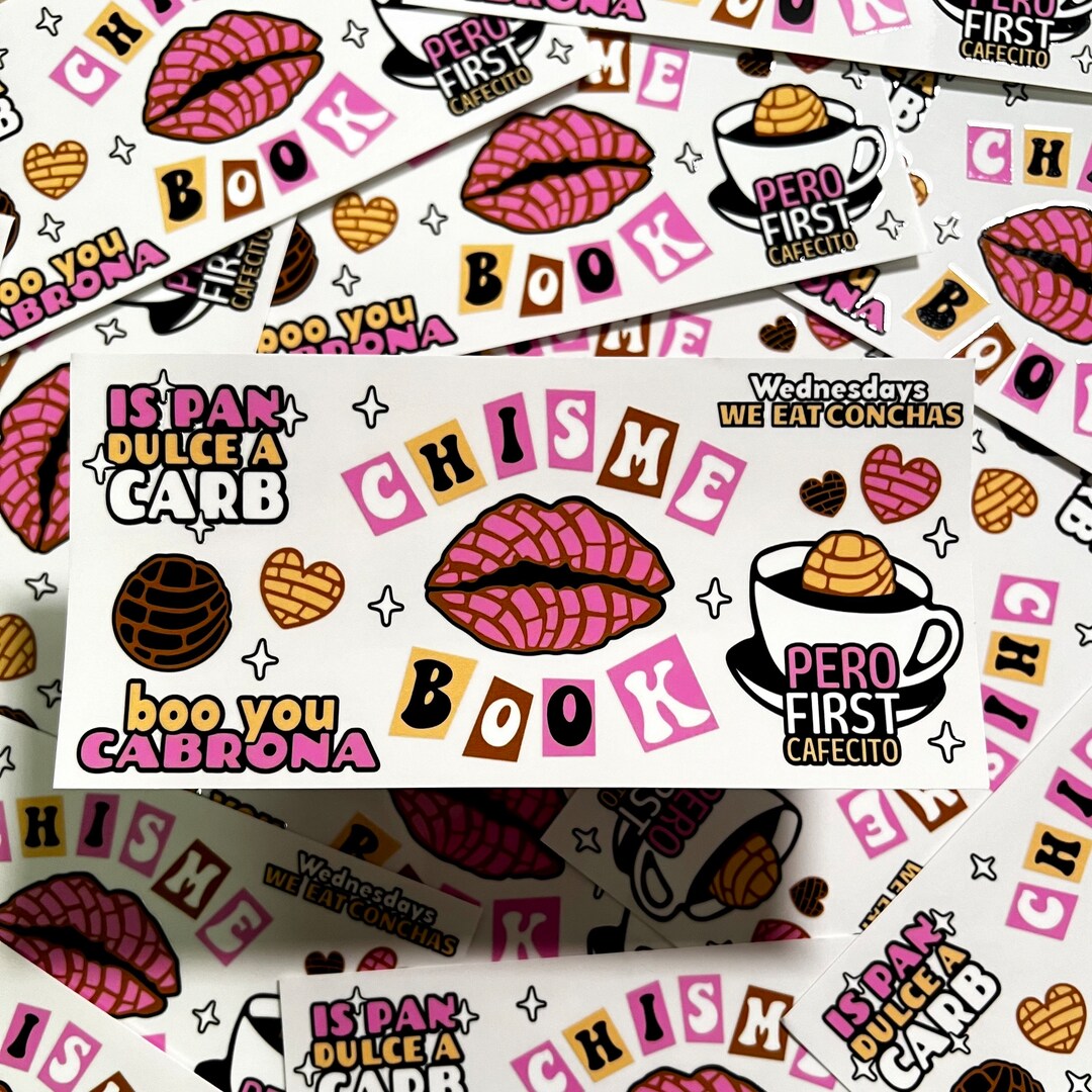 Chisme Book UVDTF Wrap - Etsy