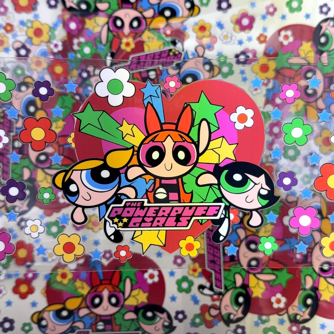 Powerpuff Girls UVDTF Wrap - Etsy