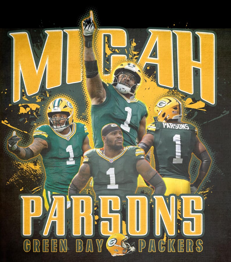 Micah Parsons Green Bay Packers Shirt- Game Day Fan Apparel, Parsons ...