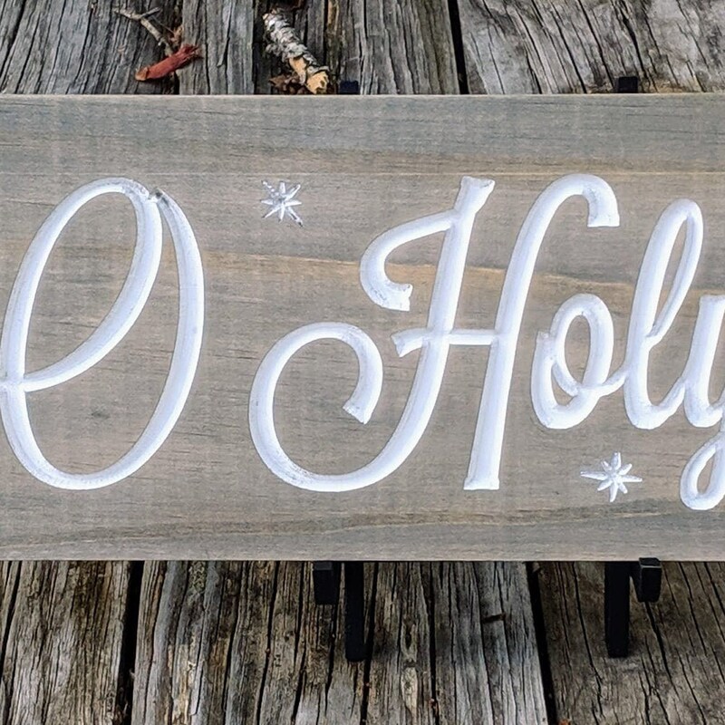 Oh Holy Night Sign - Etsy