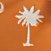 Clemson Colored Wooden Hanging SC State Flag - Etsy