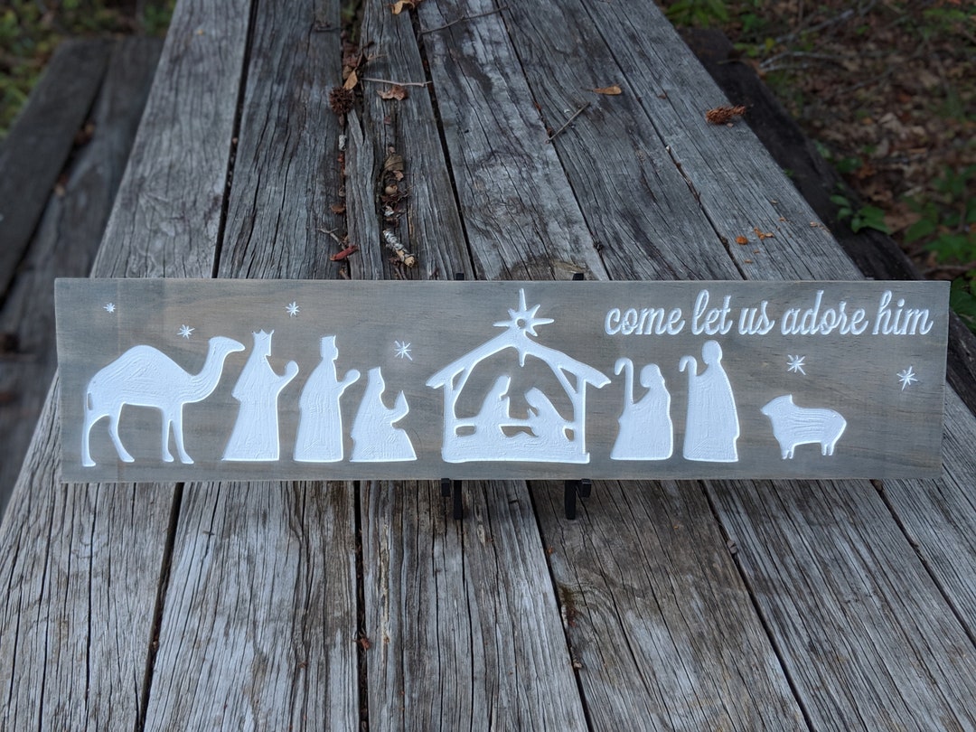 Nativity Sign - Etsy