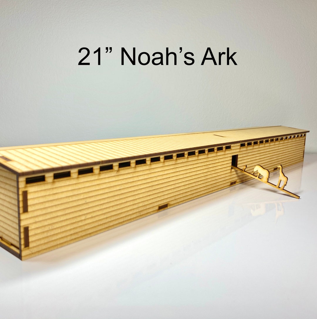 Noahs Ark Scale Model 21 1:250 Scale Model of Noah's Ark Ancient Bible ...
