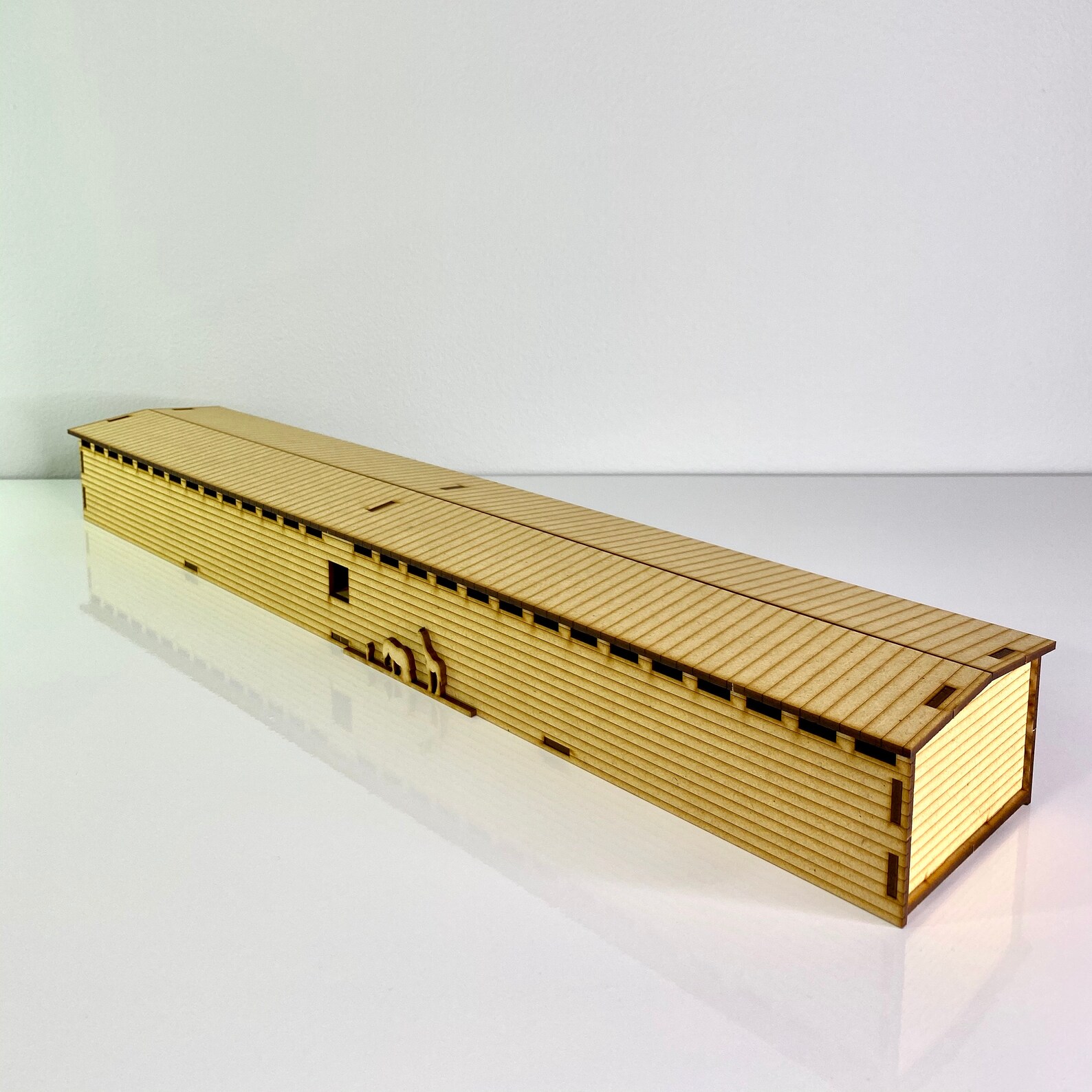 Noahs Ark 21 Inch Ark Model 1:250 Scale Model of Noah's - Etsy