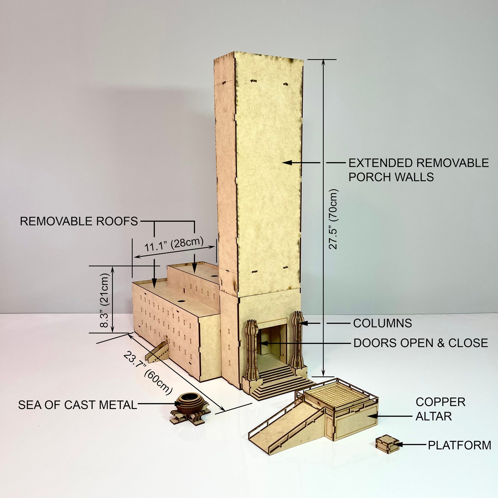 Solomon's Temple Scale Model Kit - 1:80 Scale; UNASSEMBLED - Etsy