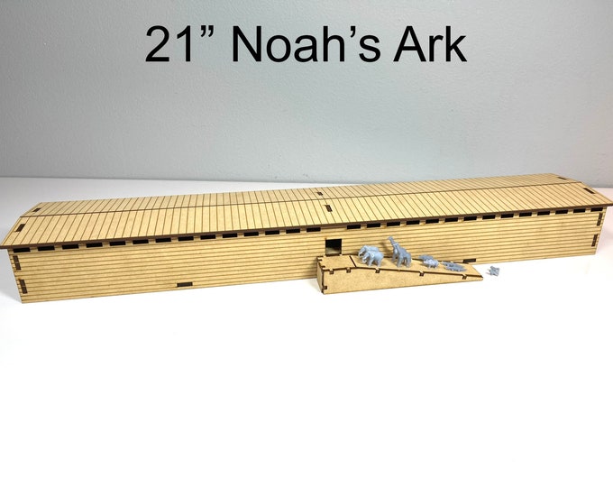 Noahs Ark, 21 Inch Ark Model, 1:250 Scale Model of Noah's Ark Ancient ...