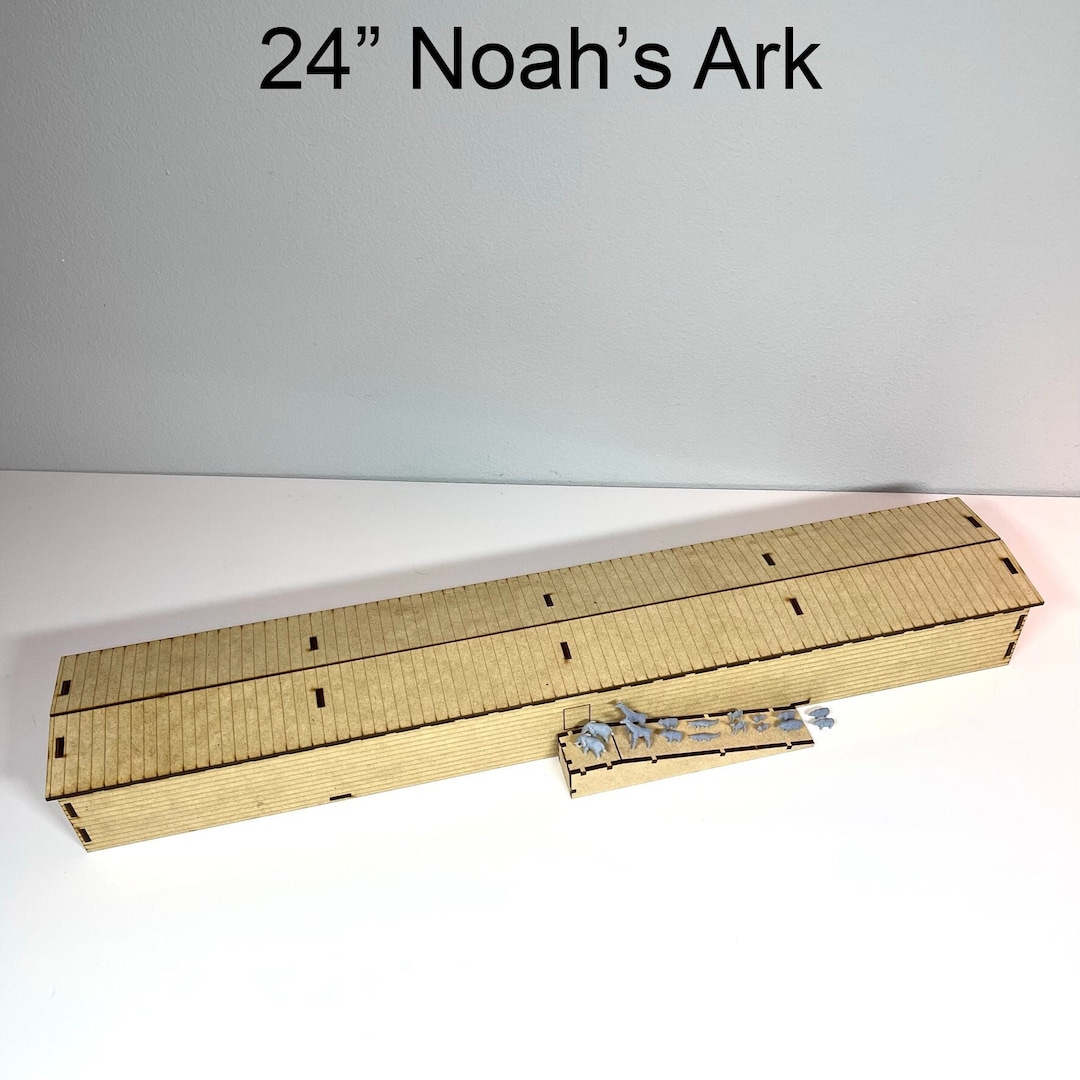 Noahs Ark, 24 Inch Ark Model, 1:220 Scale Model of Noah's Ark Ancient ...