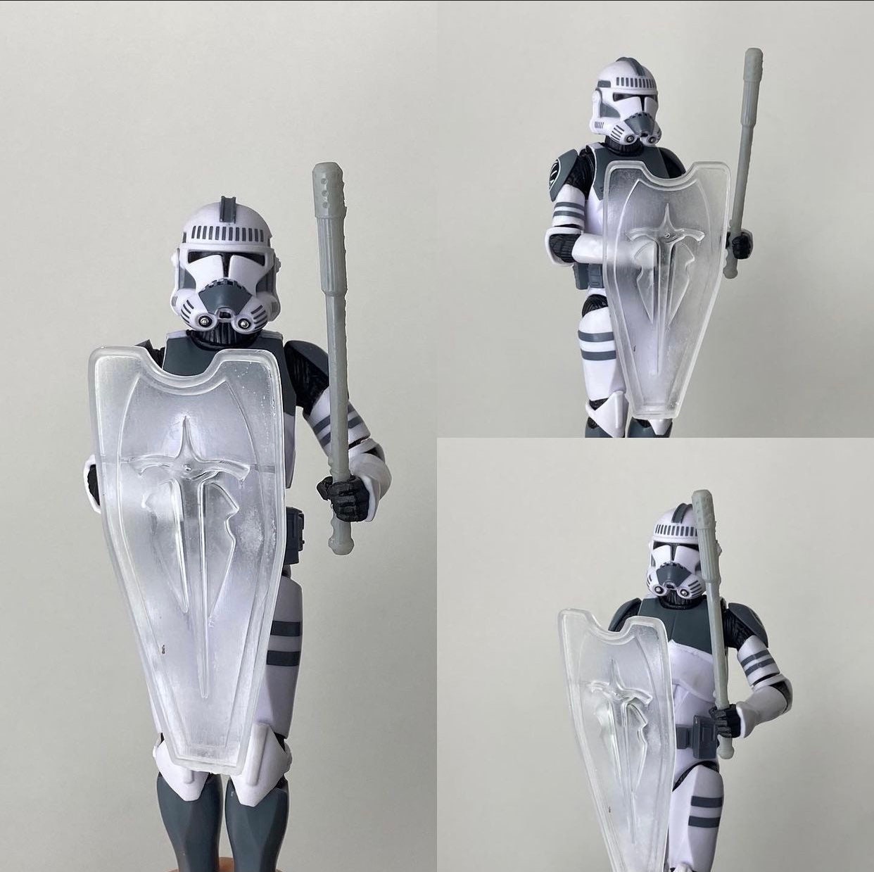 1:12 Clone Riot Shield and Baton for Black Series 6inch - Etsy