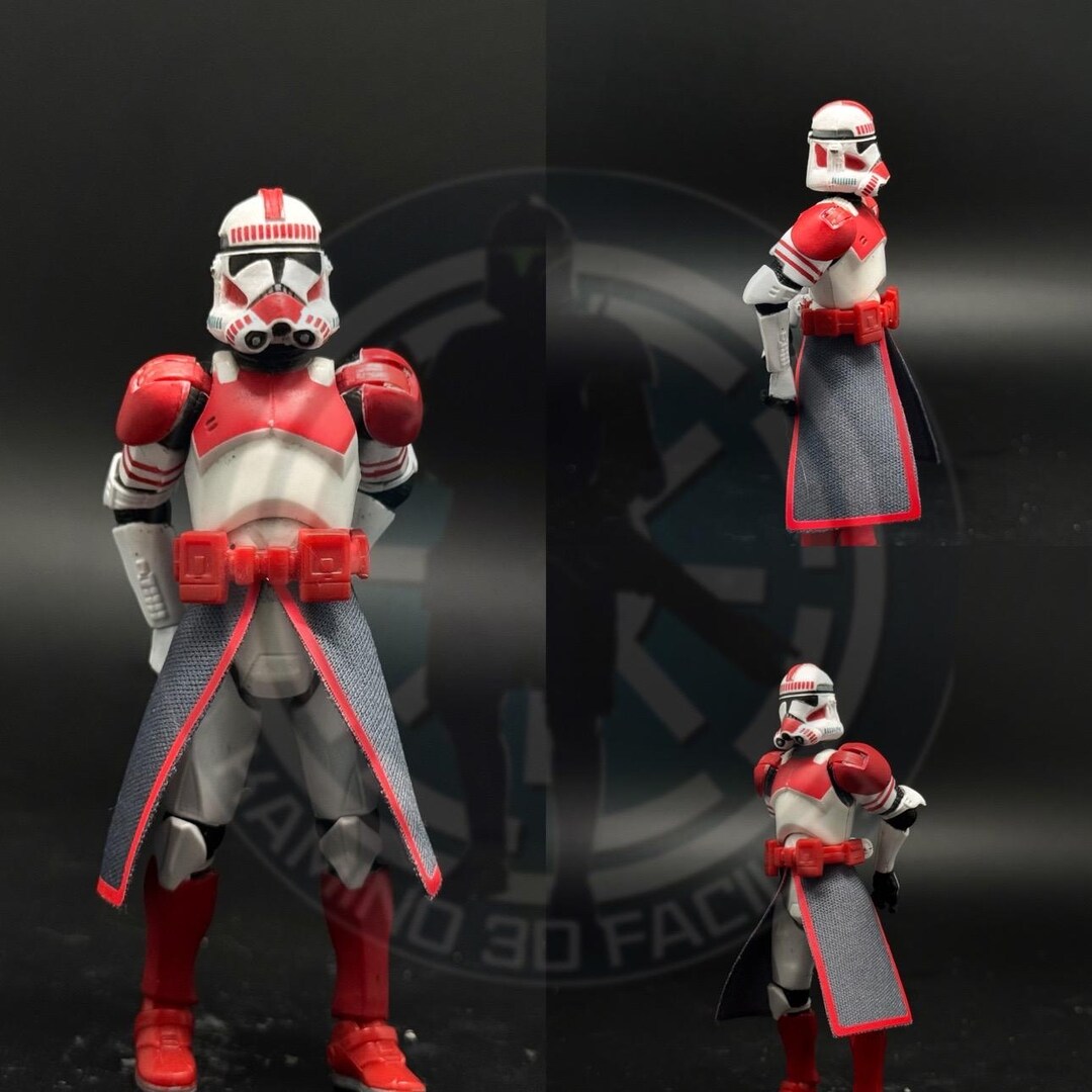 1:18 Grey and Red Kama for Clone Trooper 3.75 Inches - Etsy