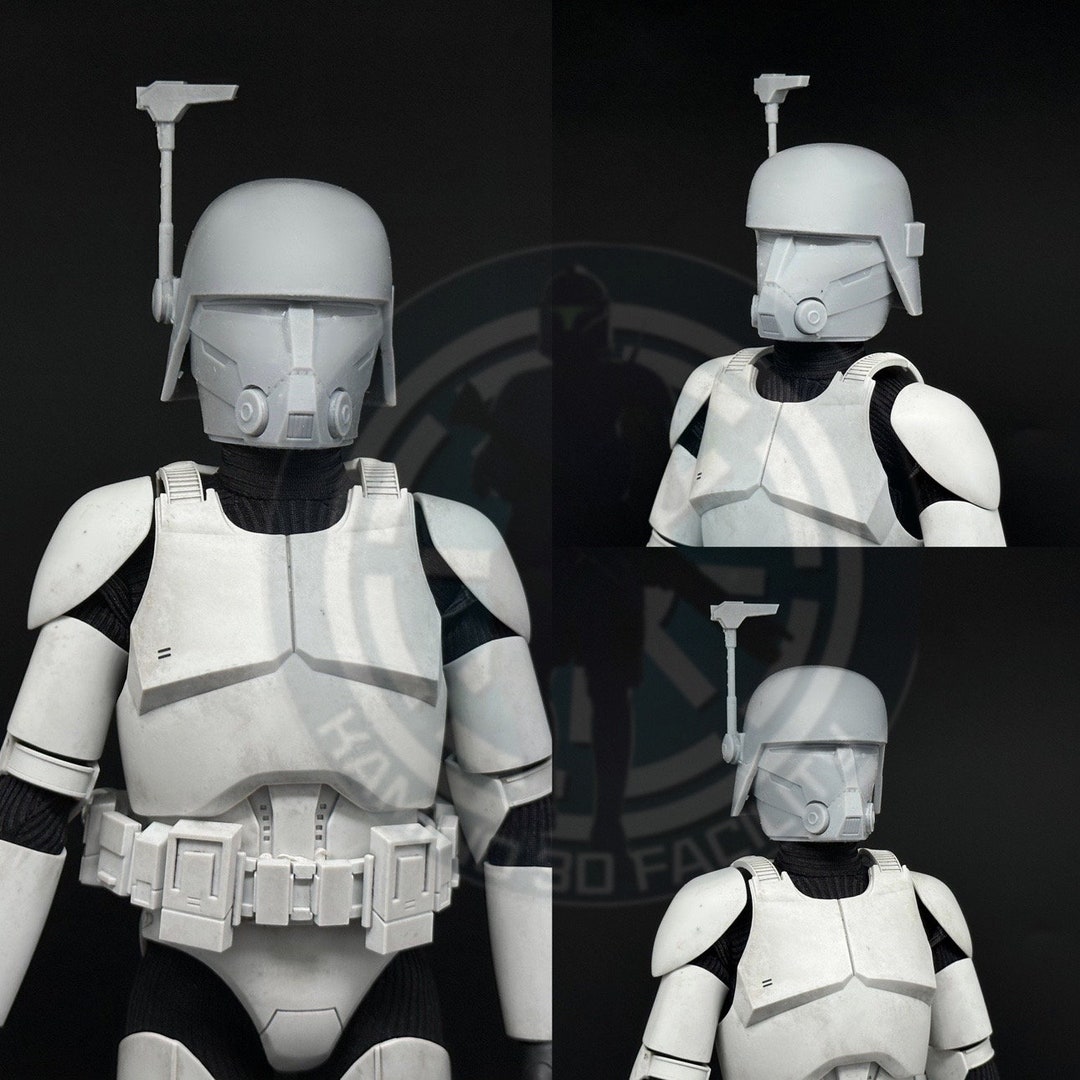 1:6 HT Desert Commander Wolffe Clone Trooper Helmet for Custom 12in Figure - Etsy