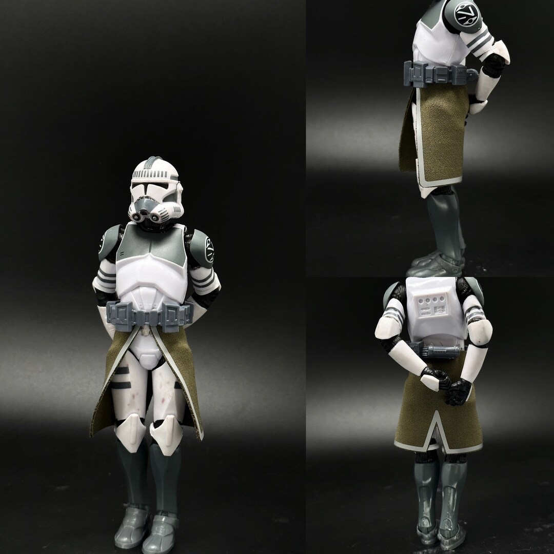 1:12 Realistic Green and Grey Kama for Clone Trooper Black Series 6inch ...