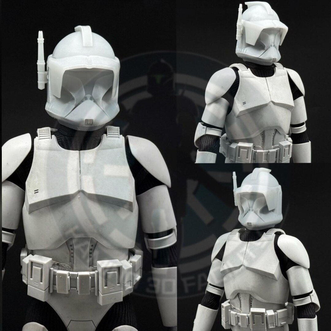 1:6 HT Mythos Kenobi Clone Trooper Helmet for Custom 12in Figure - Etsy