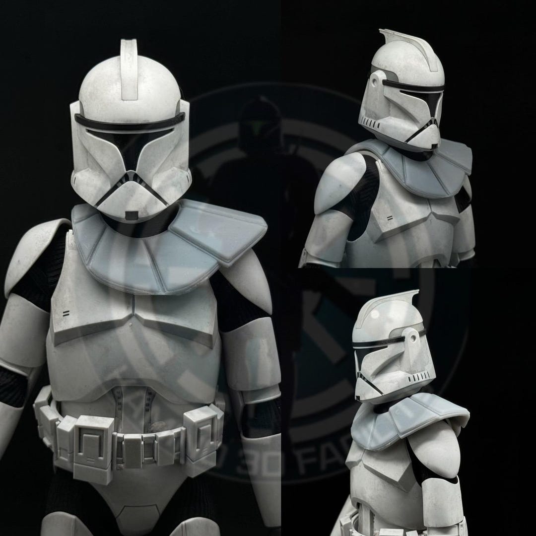 1:6 HT Phase One Captain Pauldron for Custom 12” Figure - Etsy