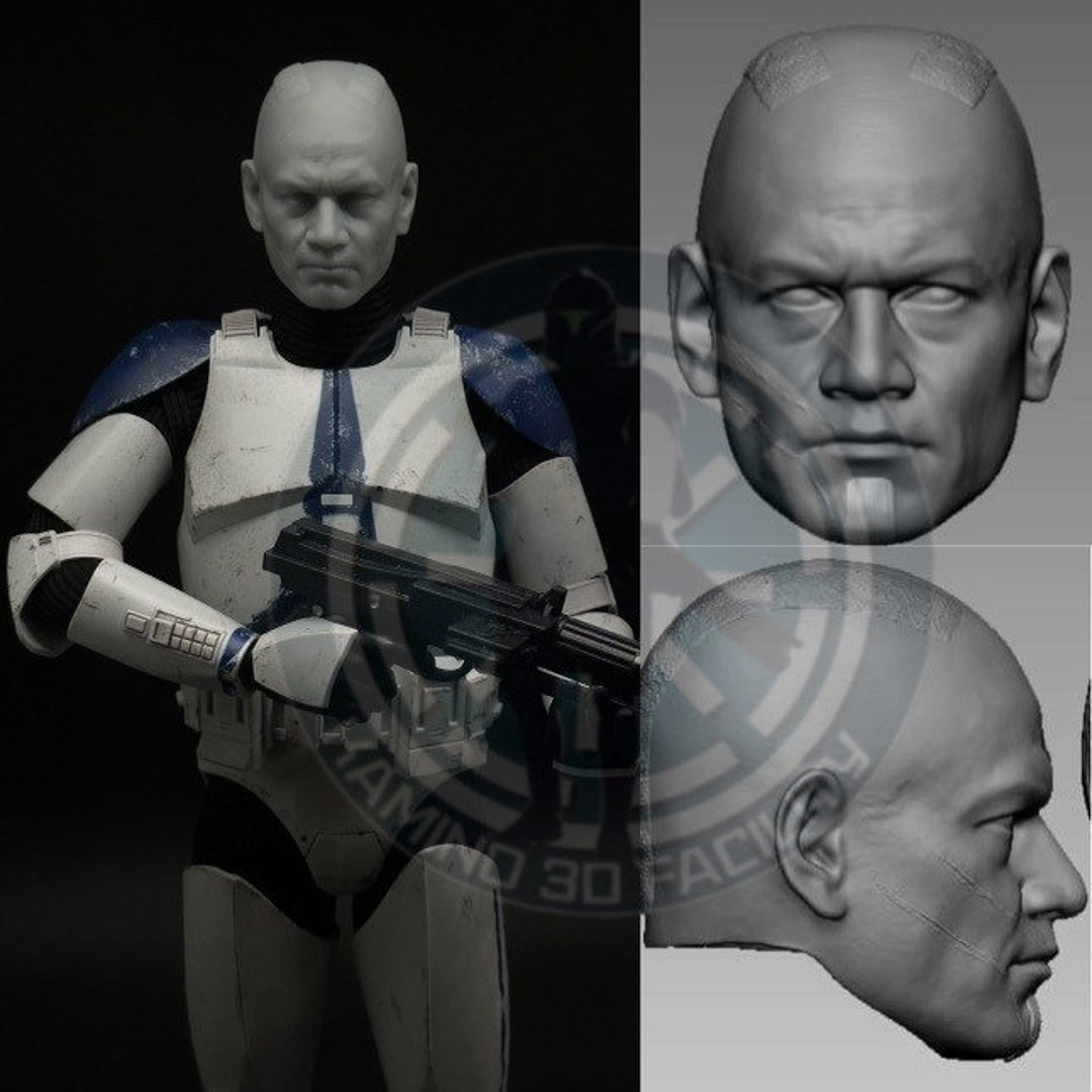 1:6 SS/HT Boost Clone Trooper Head Sculpt for Custom 12” Figure - Etsy