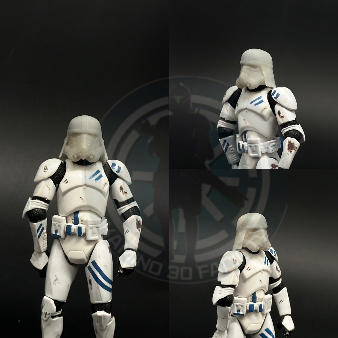 1:18 Atdp/combat Driver Helmet for Black Series 3.75inch - Etsy