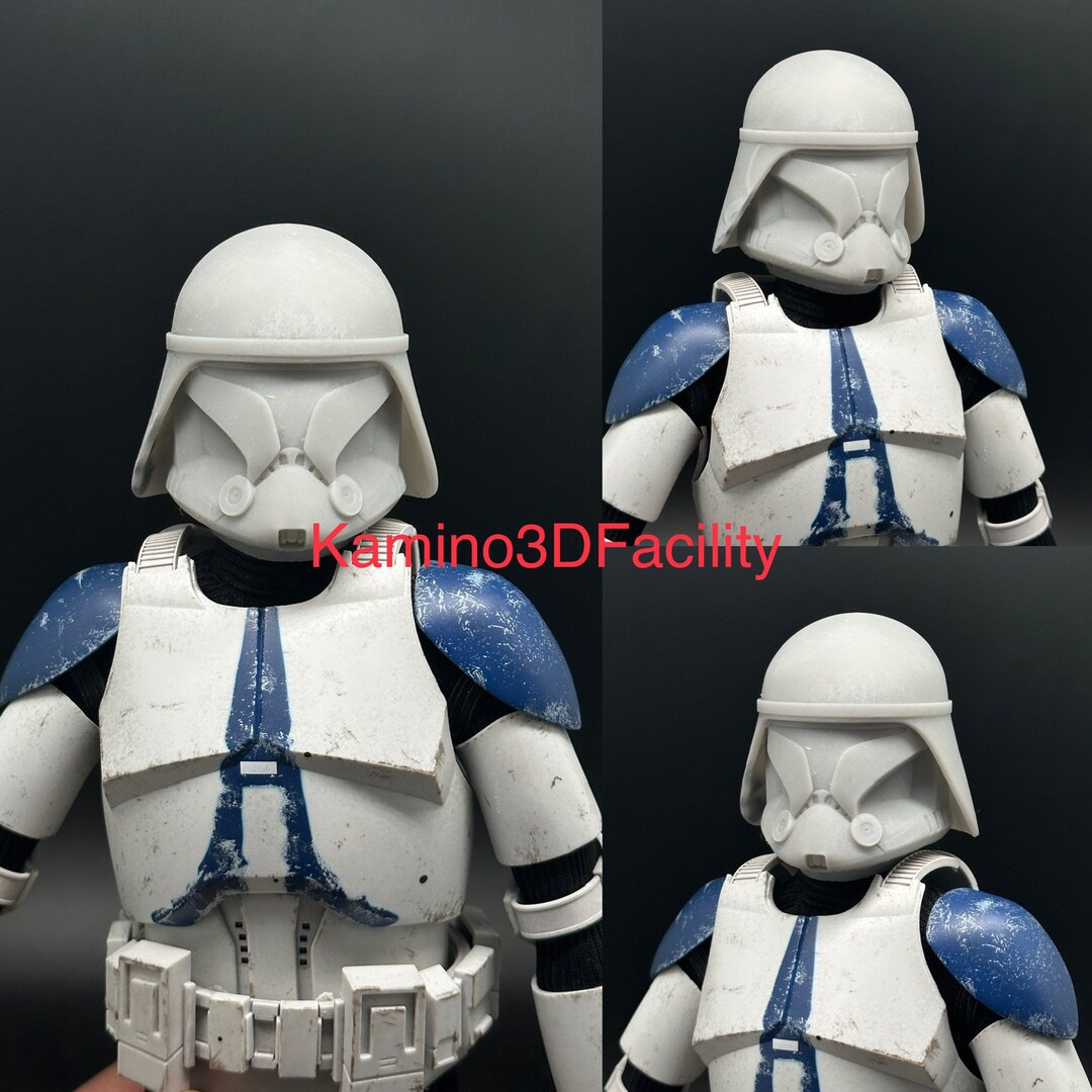 1:6 HT Mud Clone Trooper Phase One Helmet for Custom 12in Figure - Etsy