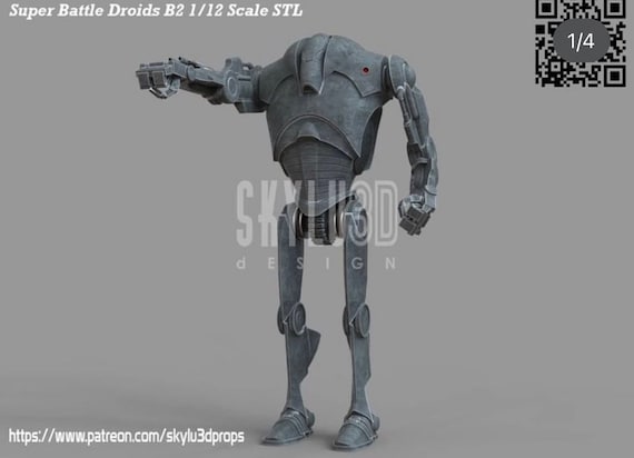 1:12 SW B2 DIY Droid Kit Black Series 6 1/12 - Etsy