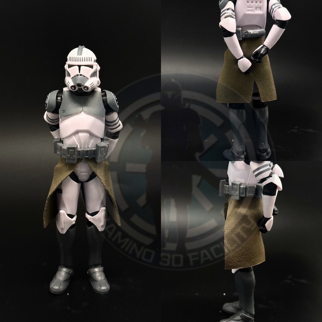 1:12 Realistic Dark Green Kama for Clone Trooper Black Series 6inch - Etsy