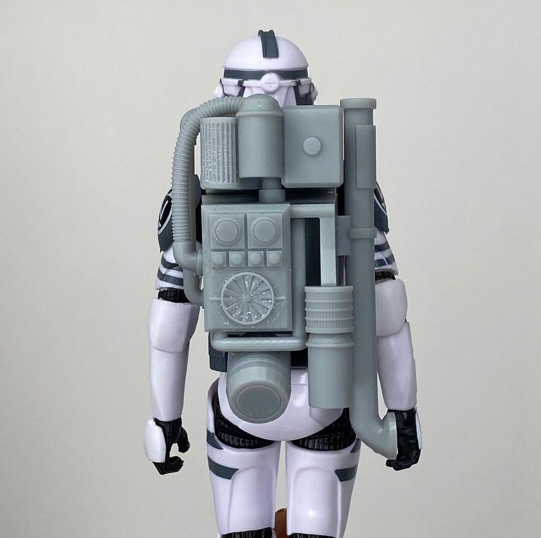 1:12 Evo Trooper Backpack for Black Series 6inch - Etsy