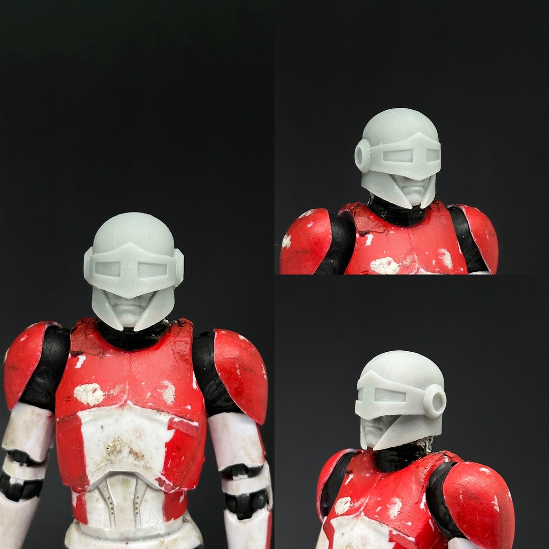 1:12 Mandalorian Police Helmet for Black Series 6inch - Etsy