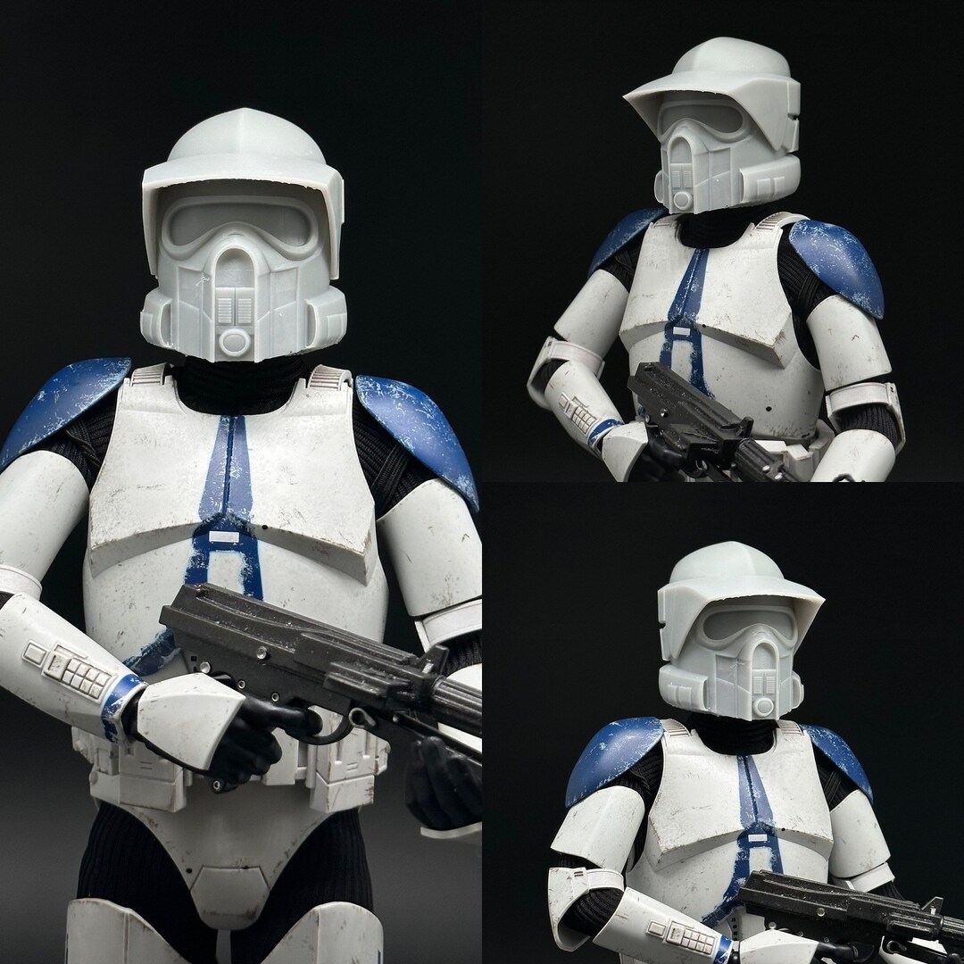1:6 HT Realistic ARF Clone Trooper Helmet for Custom 12in Figure - Etsy